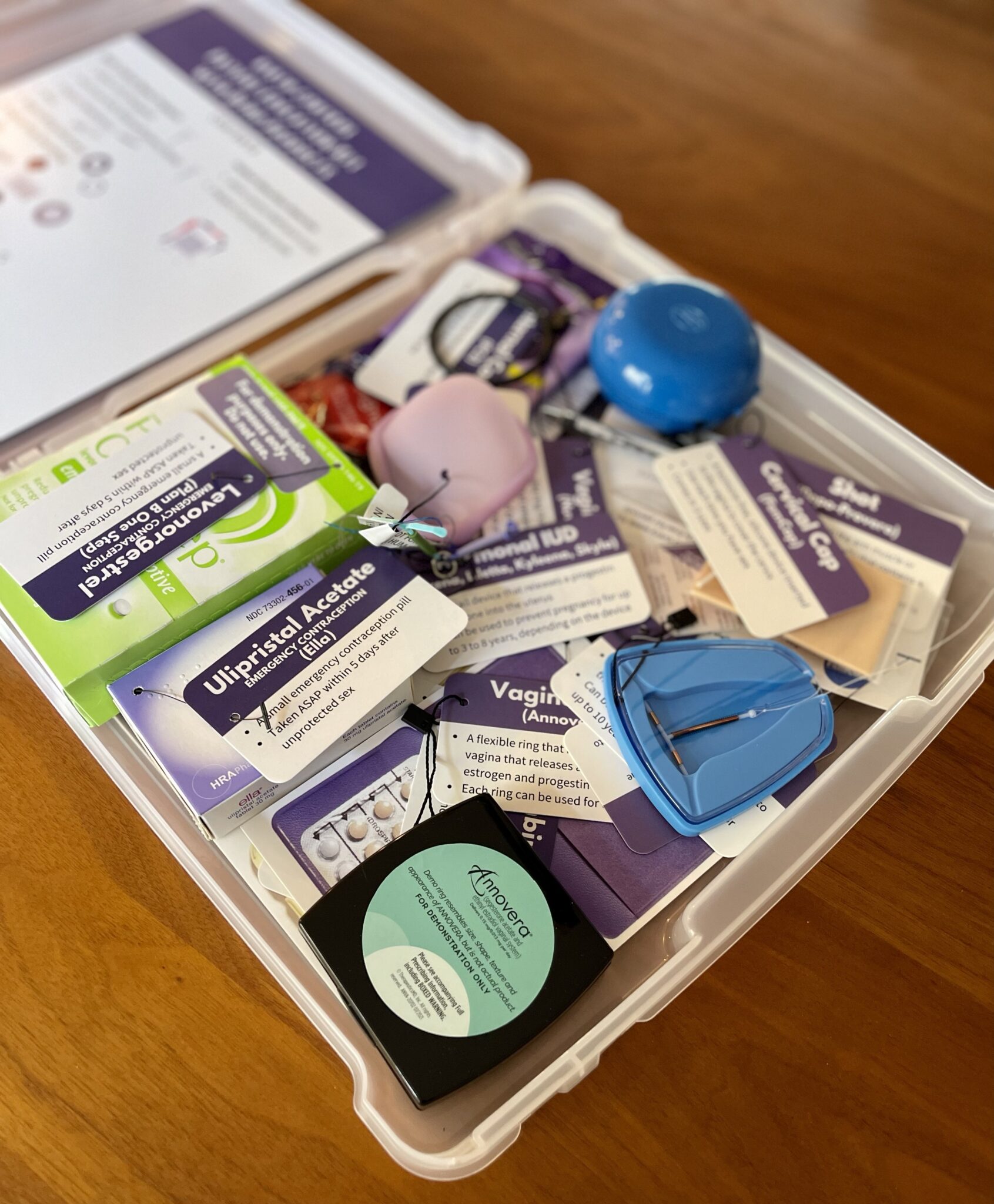 Patient Education Kit with Demo Birth Control Products